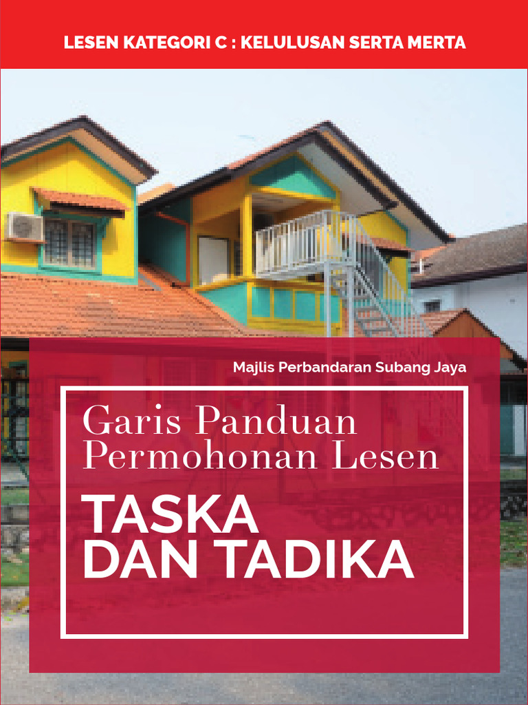 Garis Panduan Permohonan Lesen Taska Dan Tadika | PDF