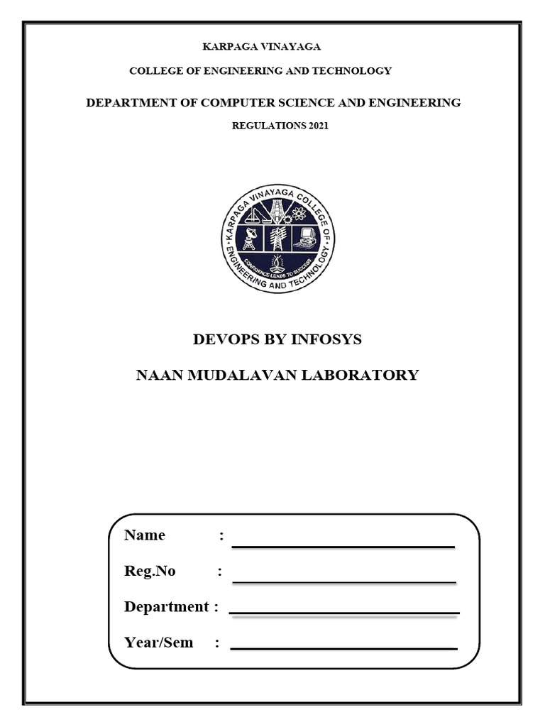 Naan mudhalvan Devops | PDF | Software Development Process | Installation (Computer Programs)