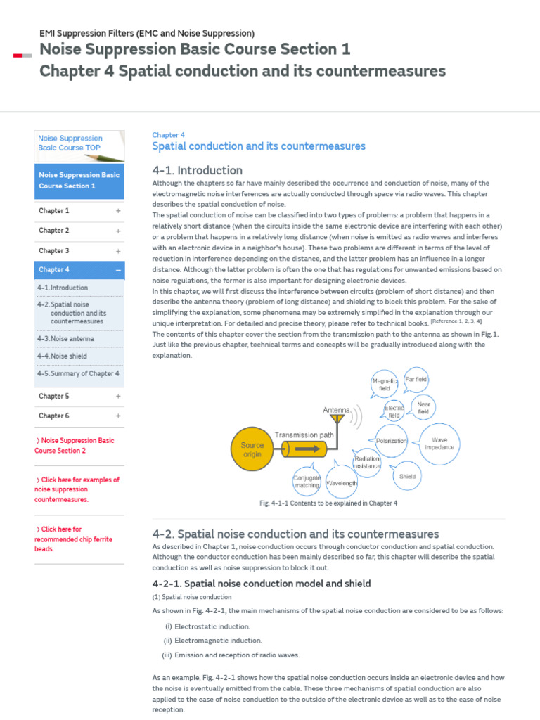 Spatial Conduction and Its Countermeasures - Noise Suppression Basic Course - Murata ...