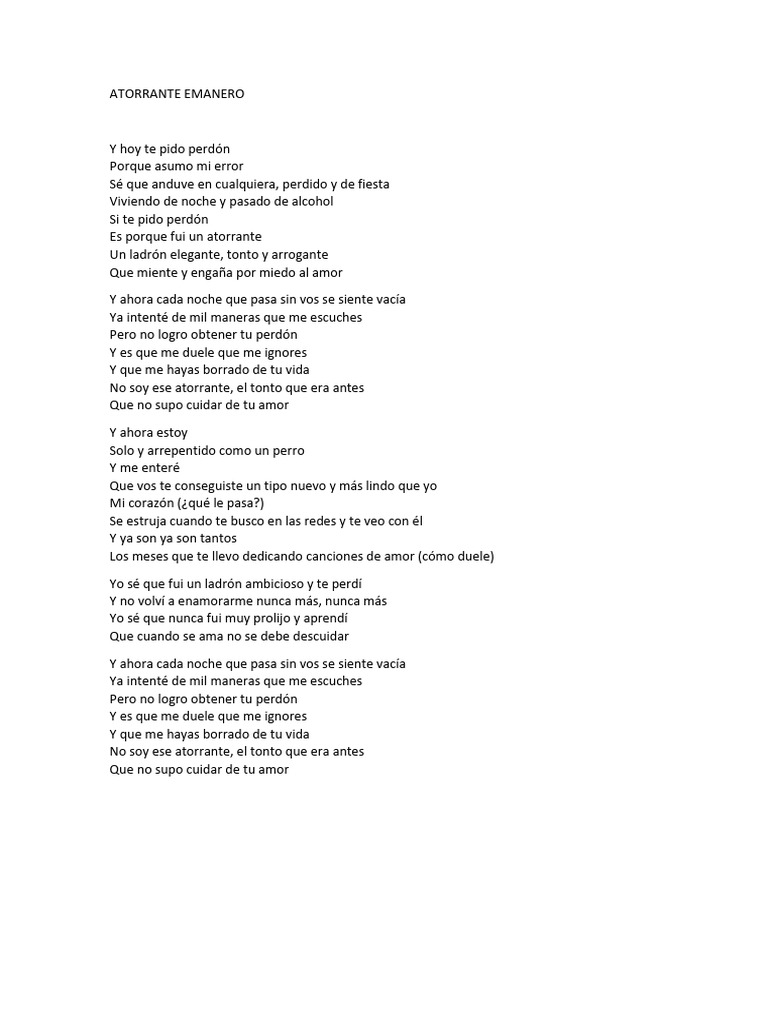 Atorrante Emanero | PDF