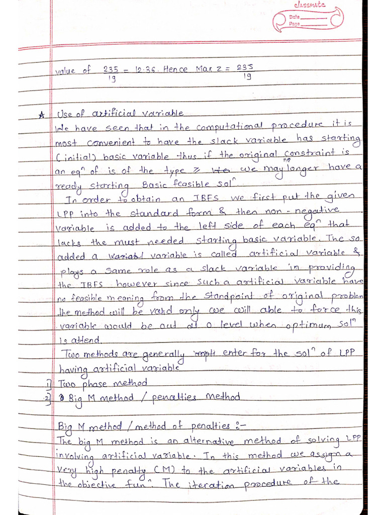 Operation Research simplex method | PDF