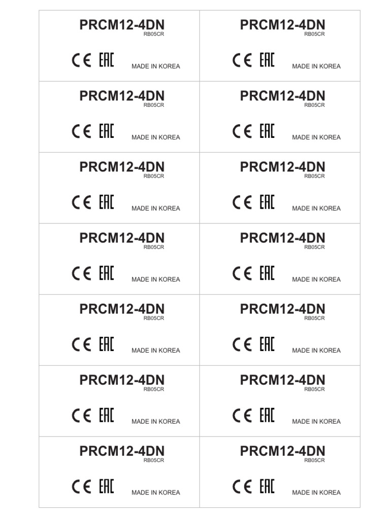 Autonics Sensor PRCM12 | PDF