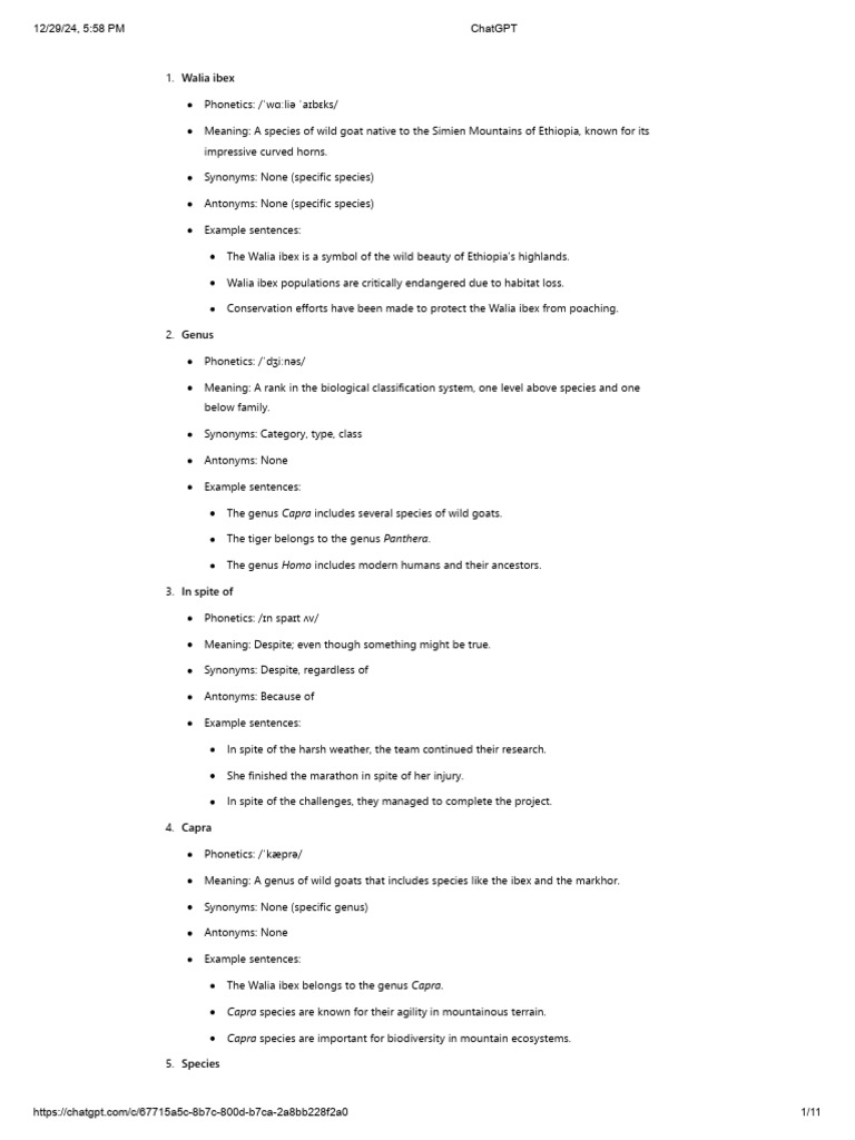 Grade 7 Unit 4 Listening Vocabulary | PDF | Hybrid (Biology) | Canyon