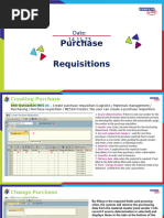 Displaying Purchase Requisitions in ME5A | PDF | Menu (Computing ...