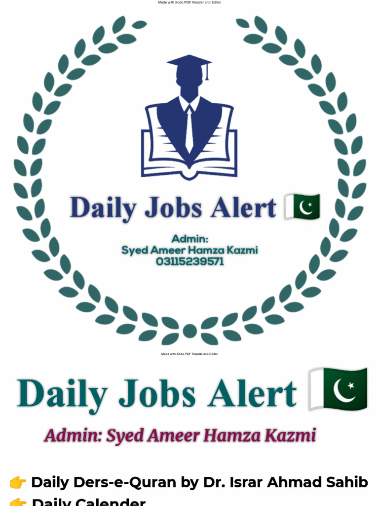 28 Dec Jobs Alert | PDF