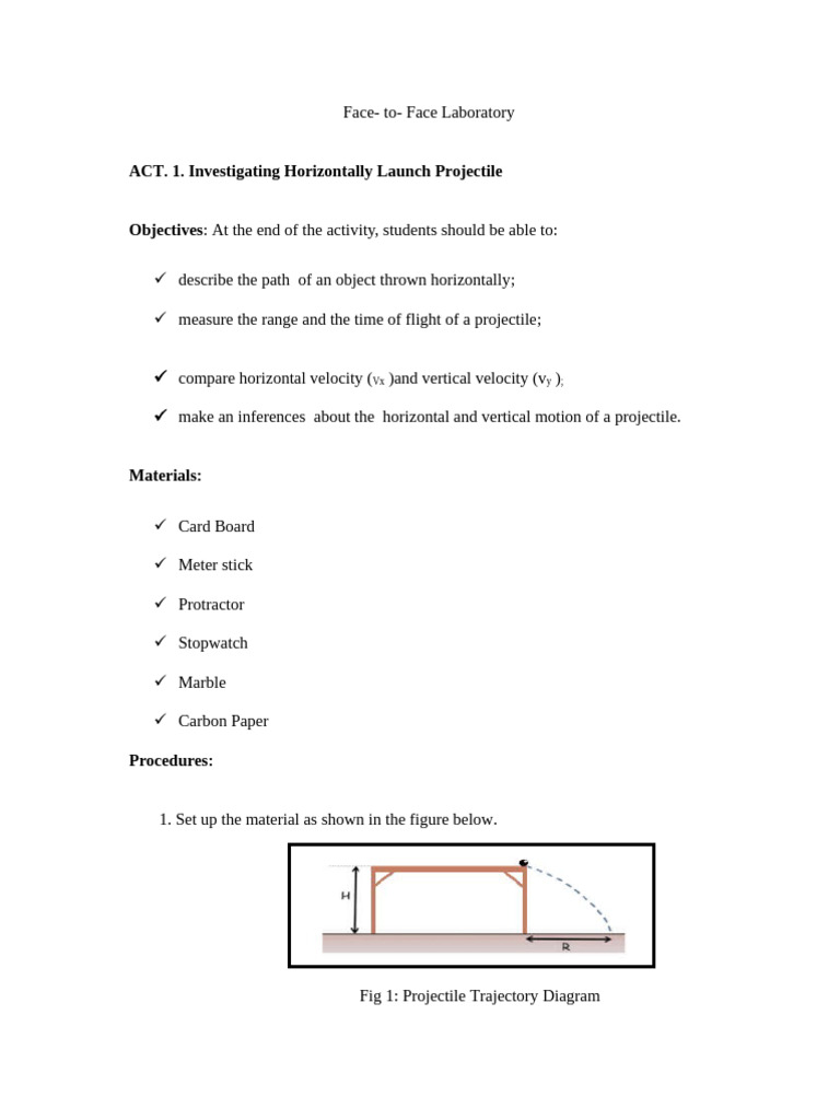 F2F-2-dimension | PDF | Projectiles | Applied And Interdisciplinary Physics