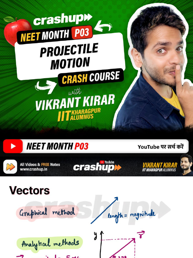 NEET P03 Projectile Motion | PDF