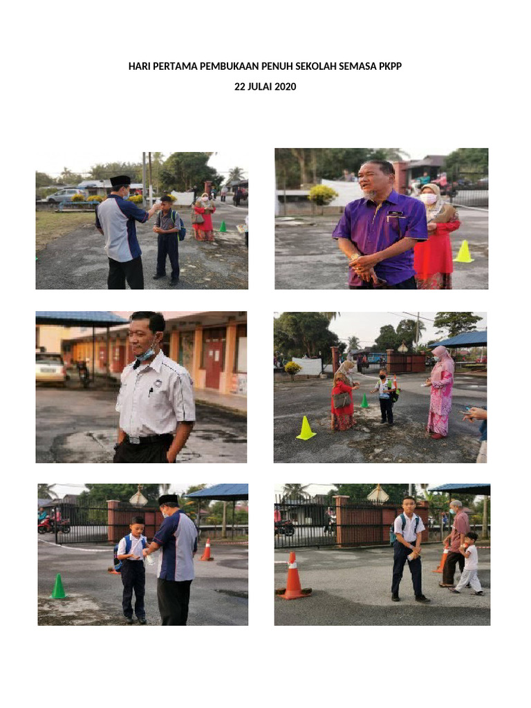 Hari Pertama Pembukaan Penuh Sekolah Semasa PKPP | PDF