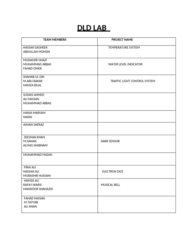 DLD Project 1 | PDF