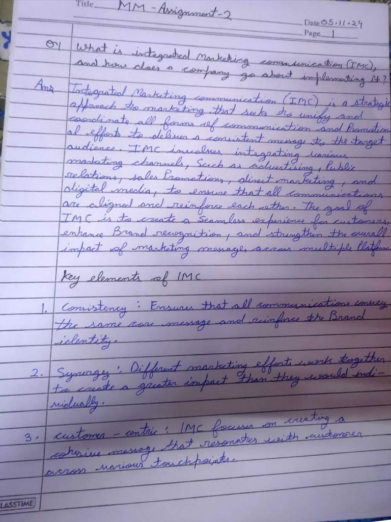 Kartik Tyagi MM Assignment | PDF