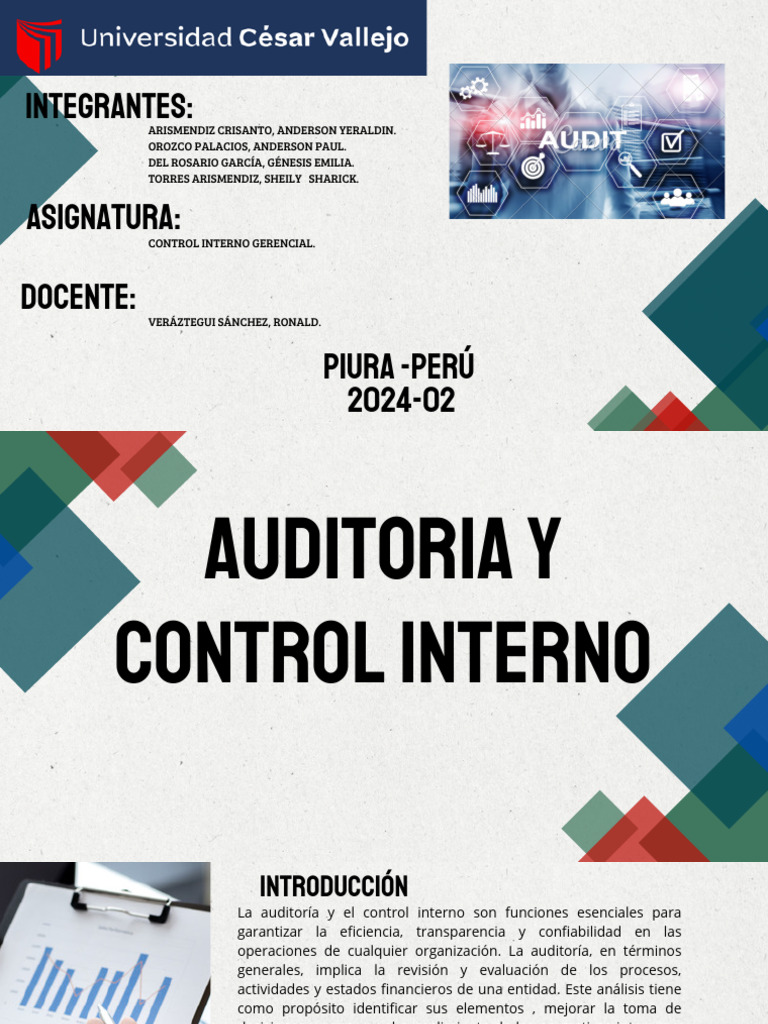 Auditoria y Control Interno | PDF | Auditoría | Business