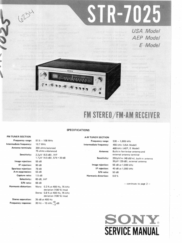STR 7025 | PDF