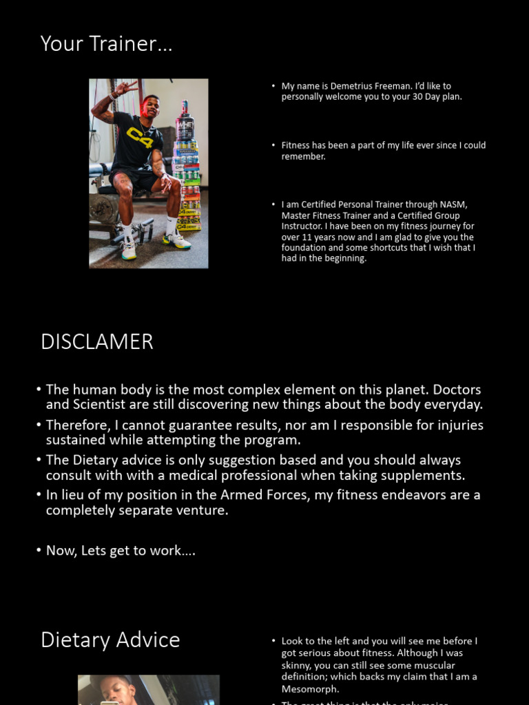 30 Day Workout Temp | PDF | Aerobic Exercise | Weight Training