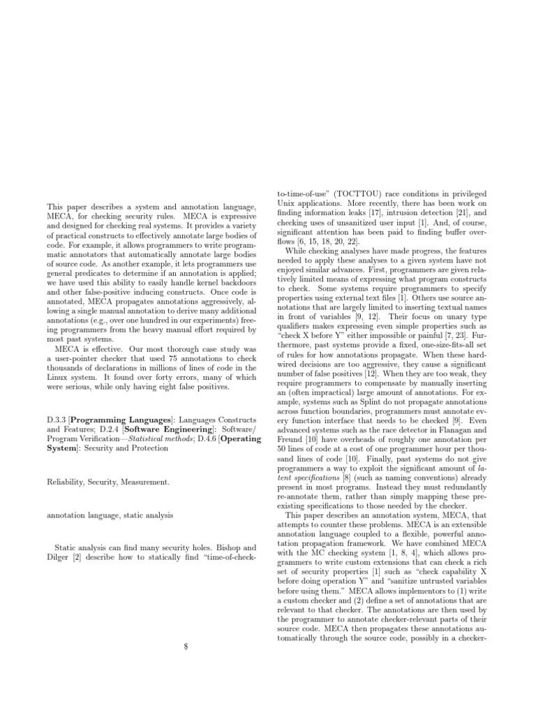 Yang Meca Ccs | PDF | Parameter (Computer Programming) | Pointer ...