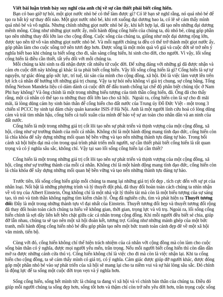 BT Chde NG Văn | PDF