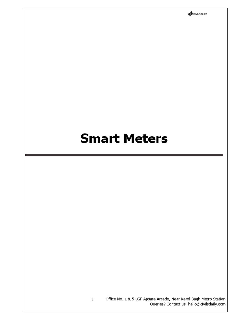 SMART-METERS | PDF | Internet Of Things | Computer Security