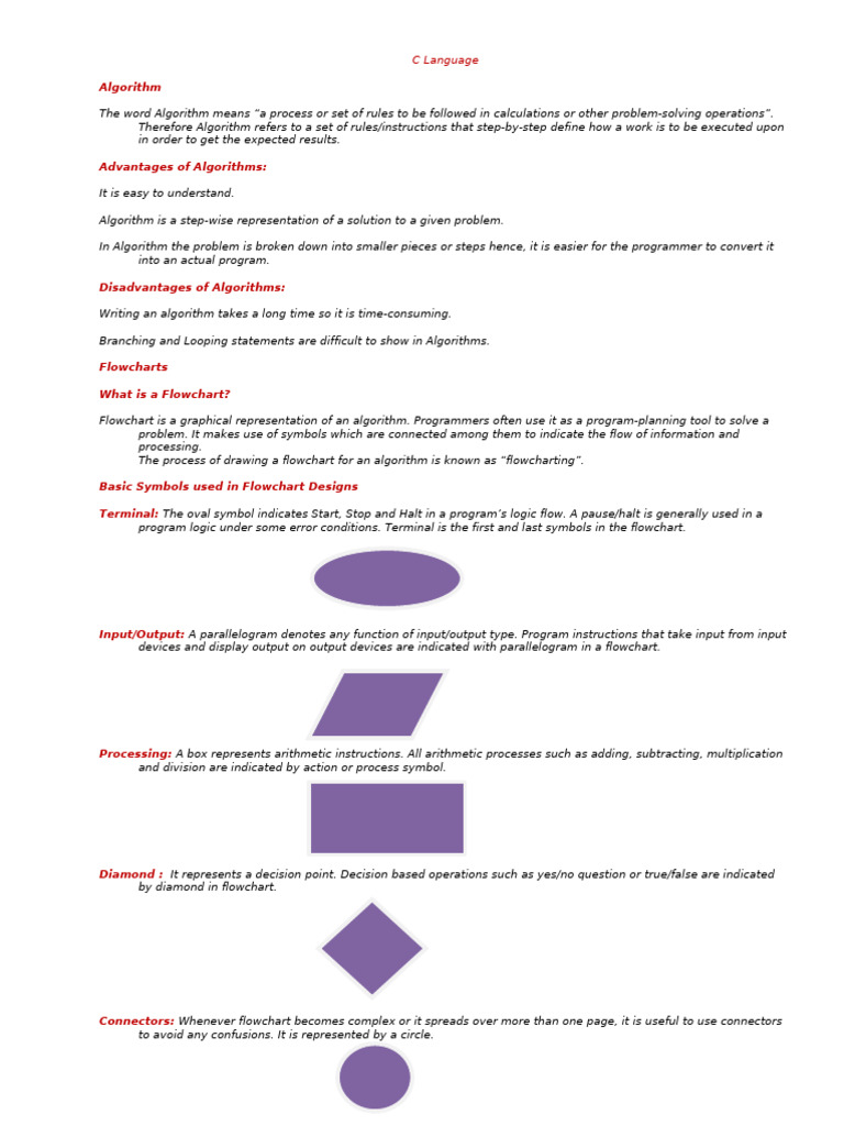 C Notes | PDF | Algorithms | Computer Program C Notes | PDF | Algorithms | Computer Program