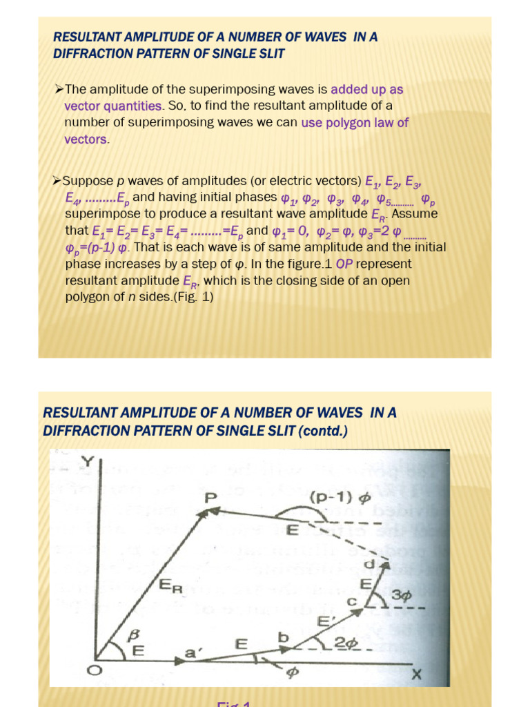 Diffraction 2 Ba0e3f8e8b8349aa269b7f1eaf0574e0 | PDF | Diffraction | Waves