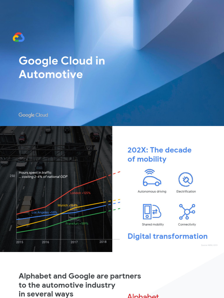 Google Cloud's Role in Automotive Innovation | PDF | Cloud Computing ...