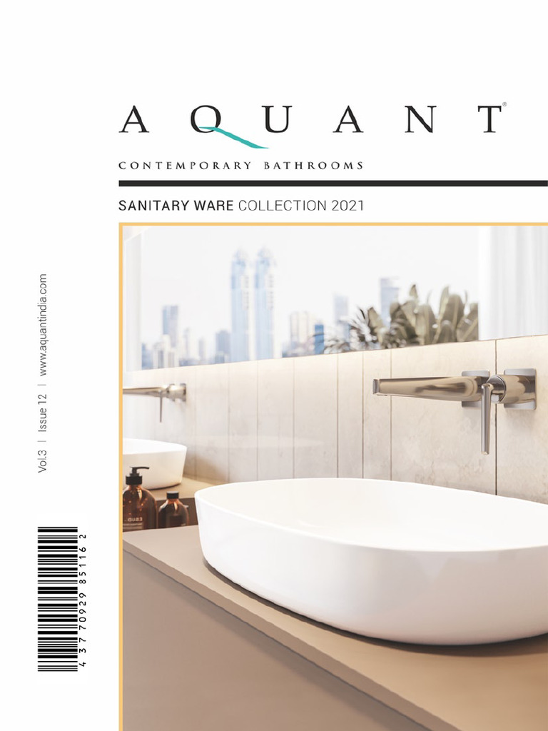 Aquant Ceramic Sanitaryware Catalog 2021 | PDF