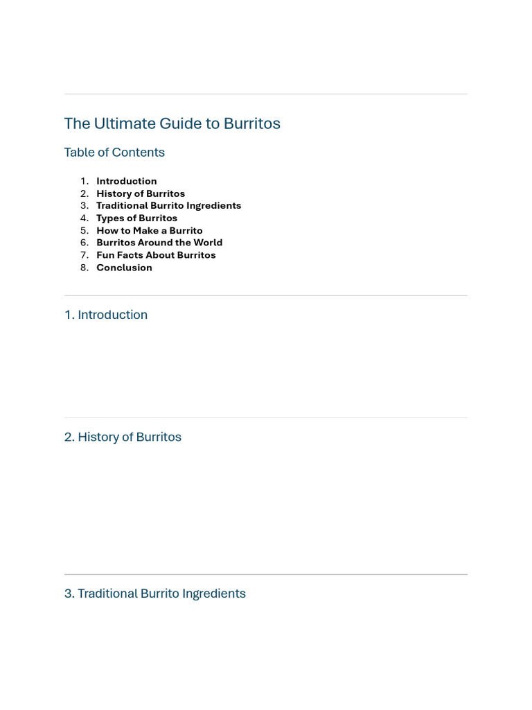 Burrito | PDF | Burrito | Mexican Cuisine