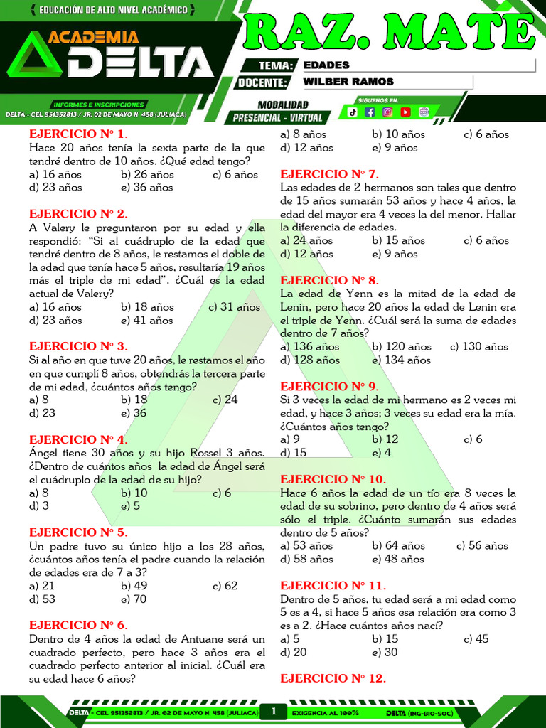 06 RM - Edades | PDF