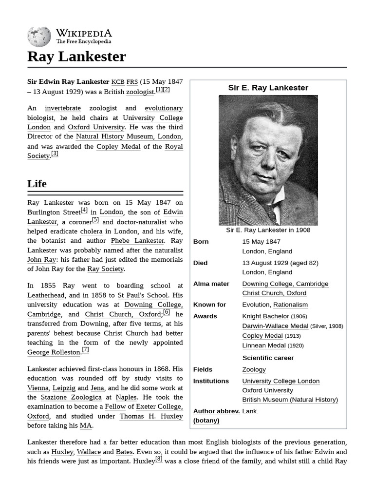 Ray_Lankester | PDF