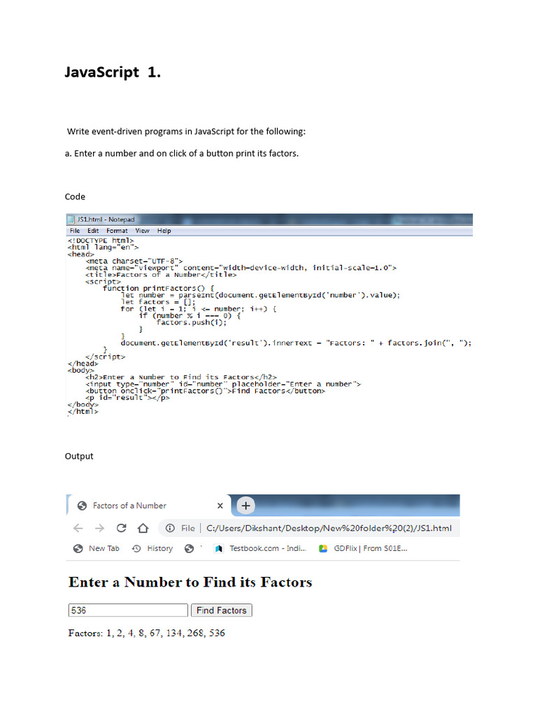 Practical 5 | PDF
