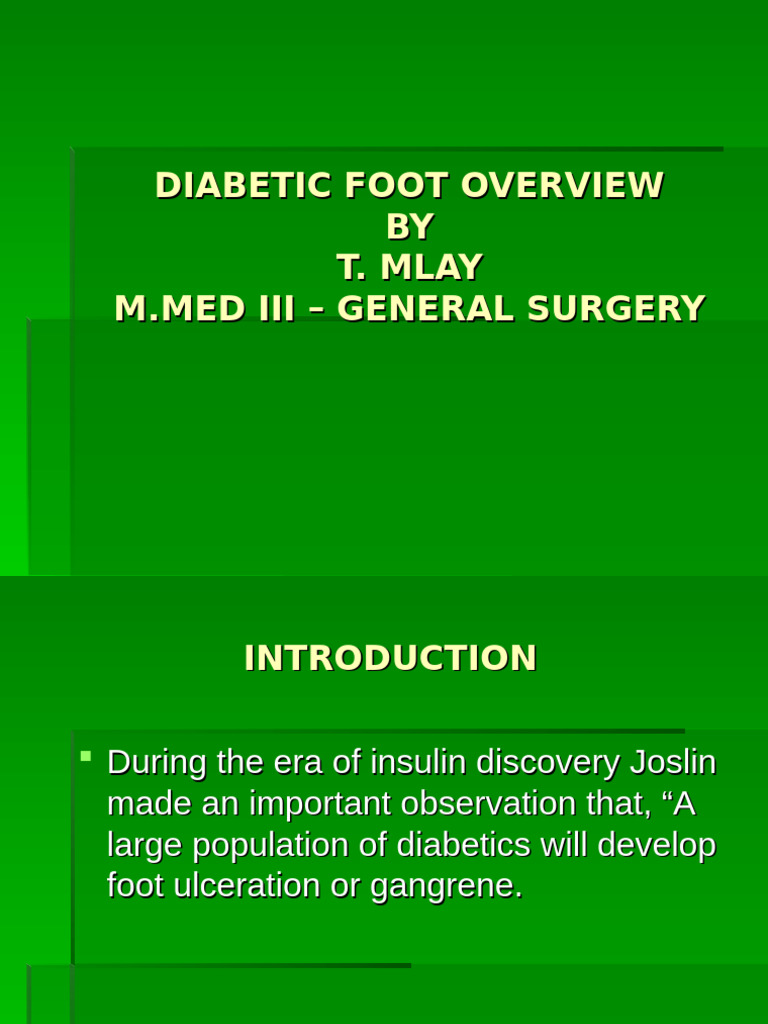 Diabetic Foot Ulcers: Causes and Prevention | PDF | Diabetes ...