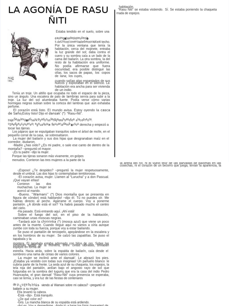 PDF La Agonia de Rasu Iti | PDF