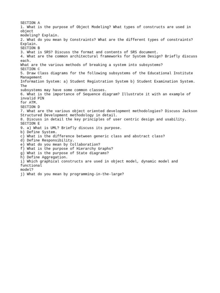 03 MCA QP Set 4 | PDF