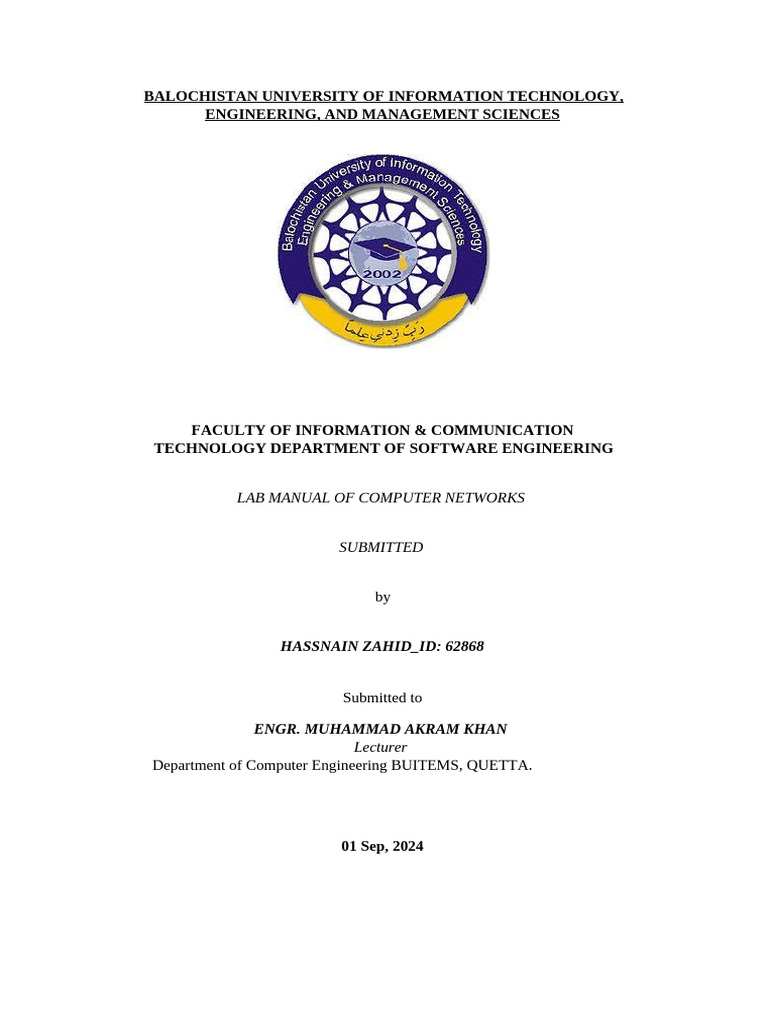 Computer Networks Lab Manual | PDF | Router (Computing) | Ip Address