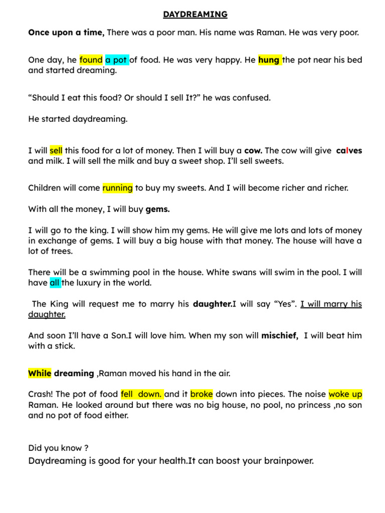 Daydreaming Basic | PDF