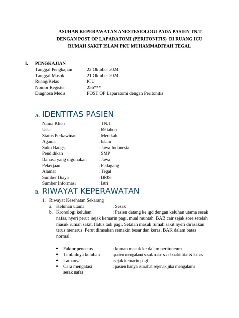ASKAN ICU 2 Peritonitis_revisi | PDF