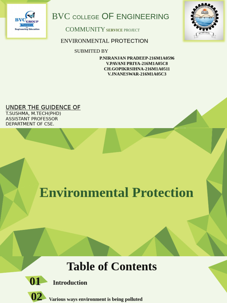 Environmental Protection | PDF | Air Pollution | Deforestation