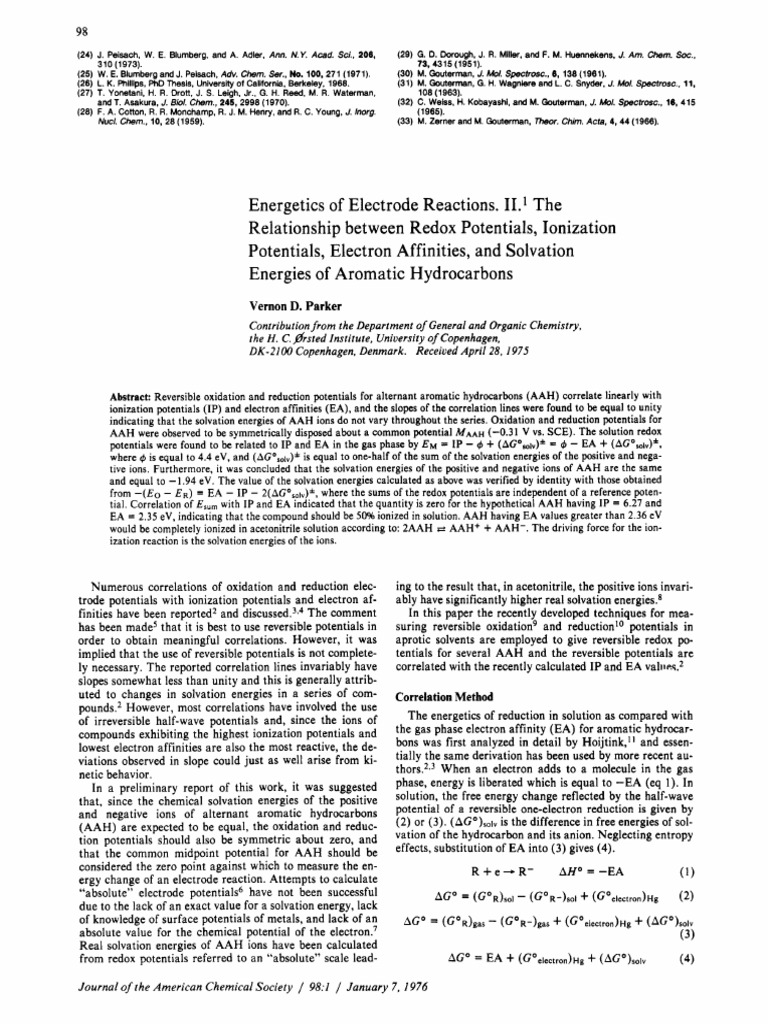 parker-2002-energetics-of-electrode-reactions-ii-the-relationship-between-redox-potentials ...