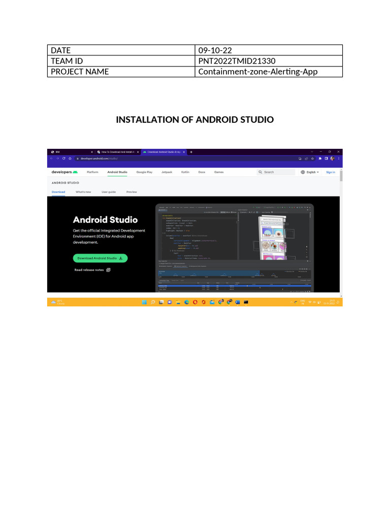 Installation of Android Studio | PDF