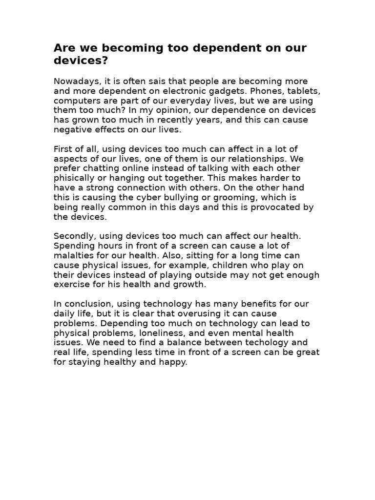 Opinion Essay | PDF