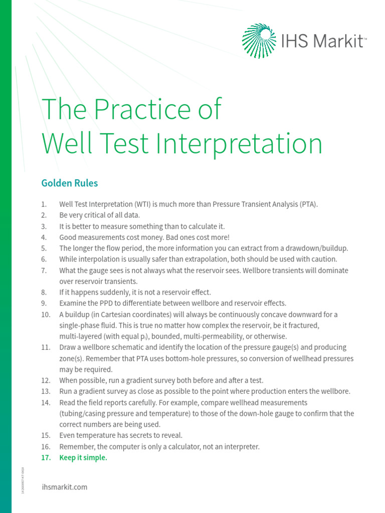 Practice-Well-Test-Interpretation | PDF