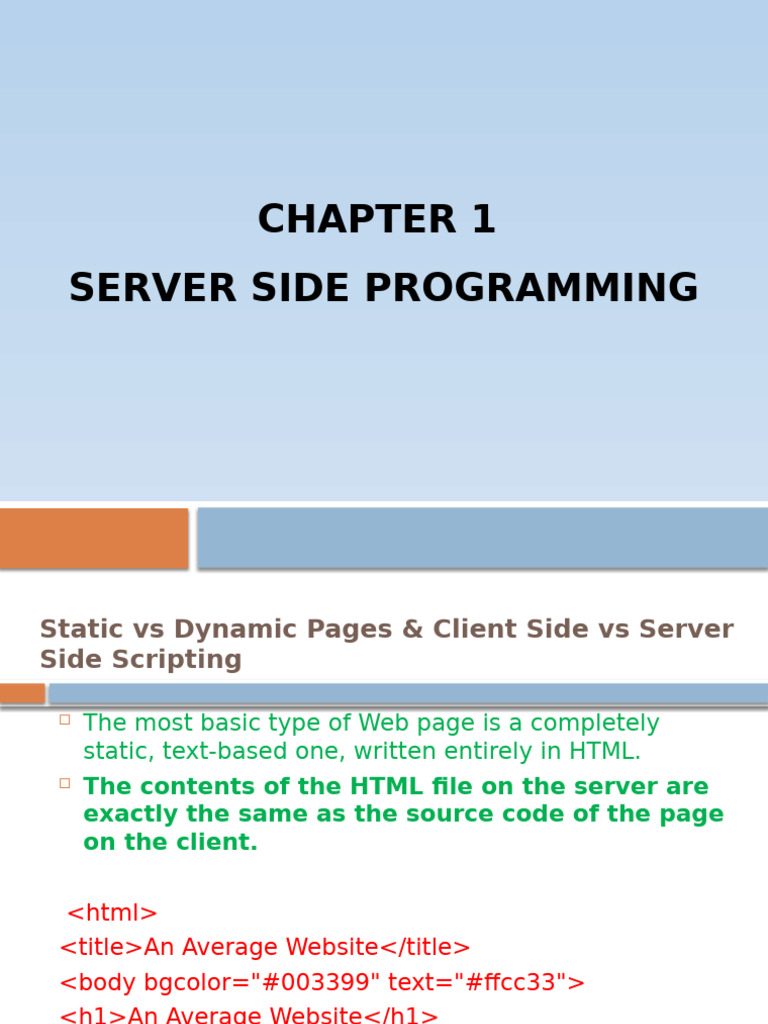 Chapter 1 CGI | PDF | Dynamic Web Page | World Wide Web