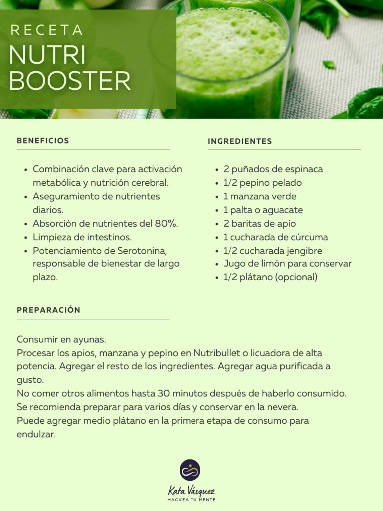 Nutri Booster KVM | PDF