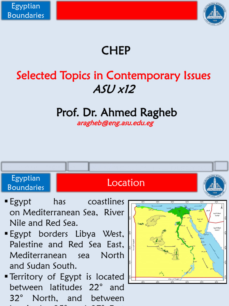 Egyptian Borders Overview | PDF | Egypt | Sinai Peninsula