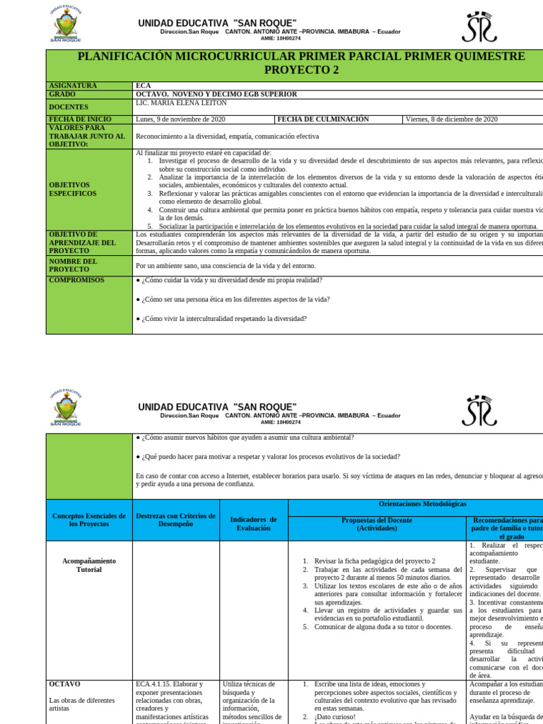 Proyecto 2 Eca | PDF | Creatividad | Maestros
