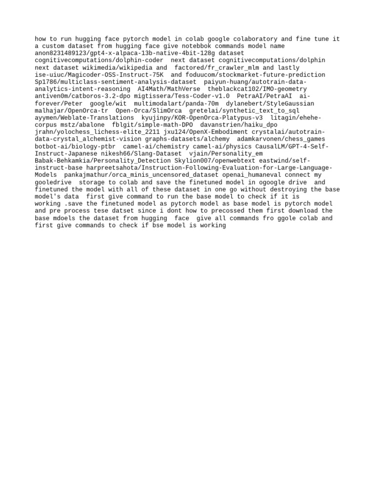 How To Run Hugging Face Pytorch Mod | PDF