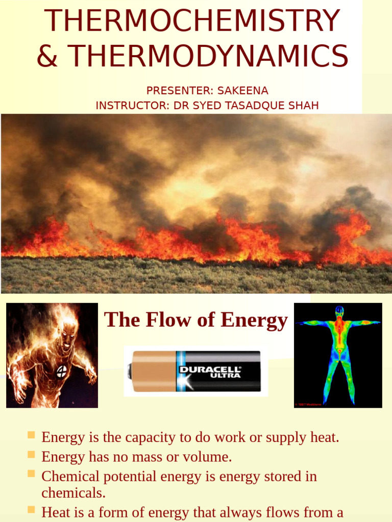 Thermochemistry PowerPoint | PDF | Heat | Combustion