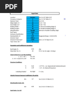 Wind Load Calculation Excel Sheet | PDF | Roof | Structural Load