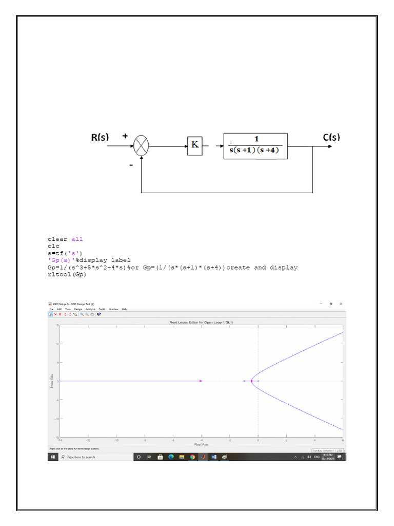 Control System Lab 1 11111 | PDF