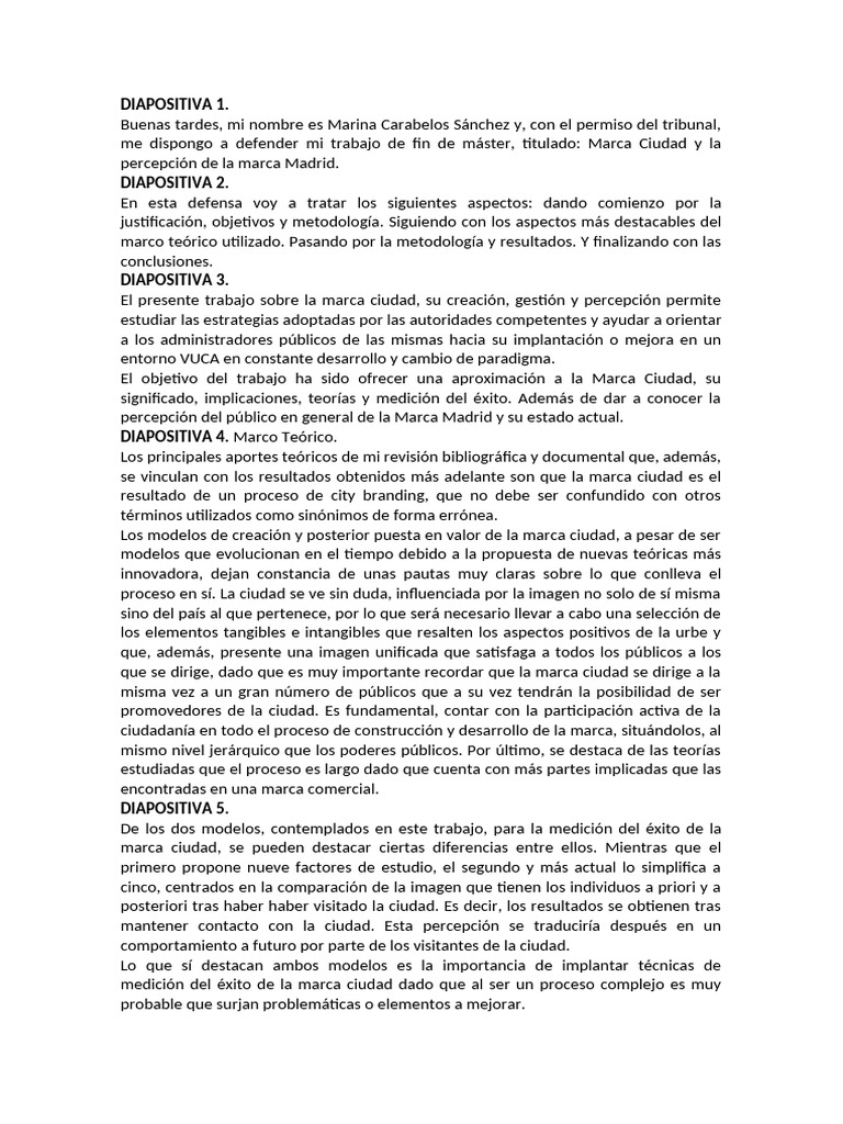Defensa TFM | PDF | Madrid | Marca