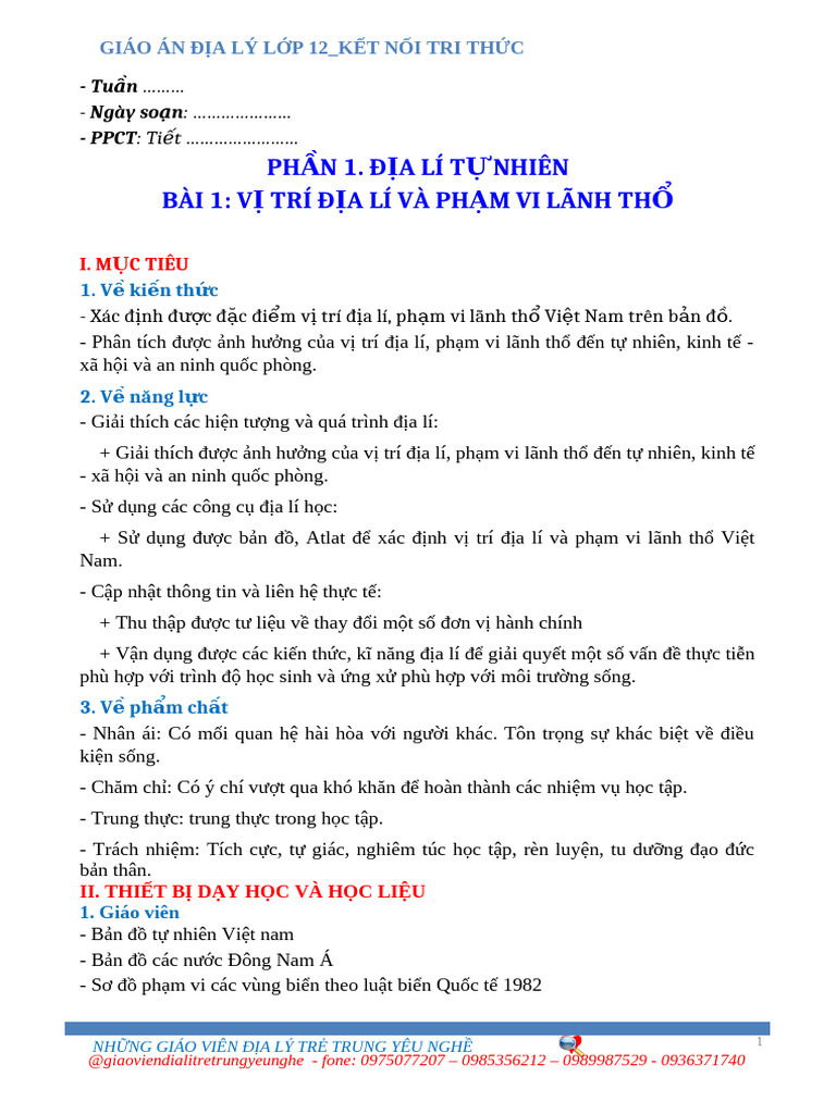 Bai 1 - Dia 12 - KK | PDF