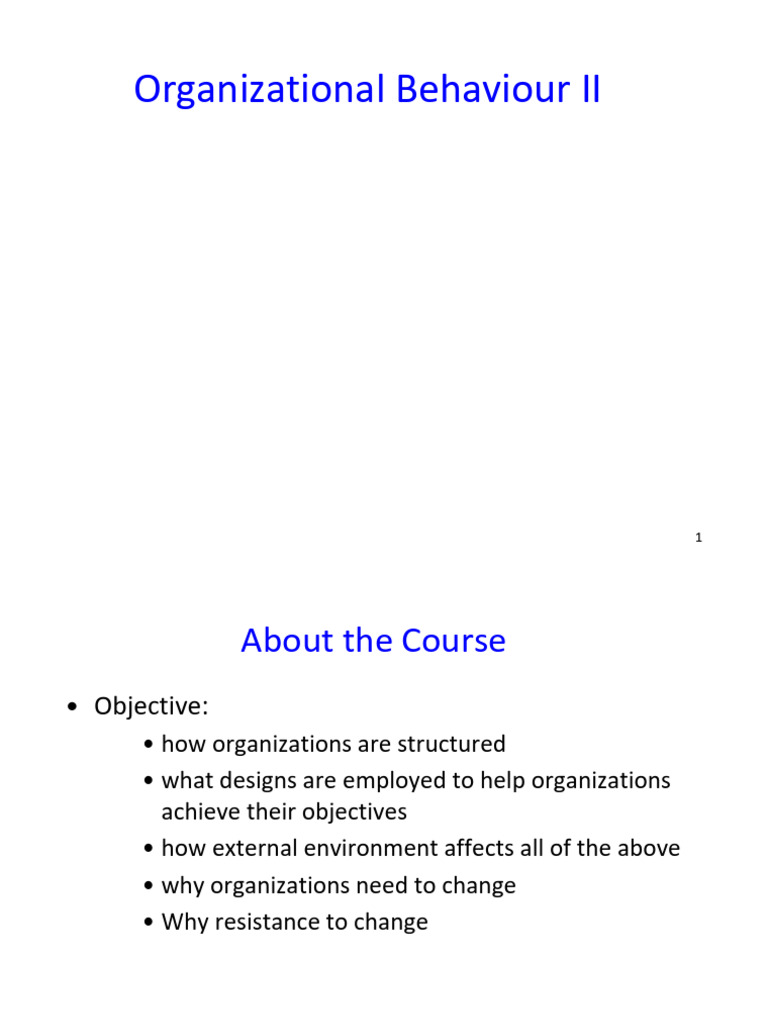 10 OB2 B 2024 2025 | PDF | Organizational Behavior | Systems Theory